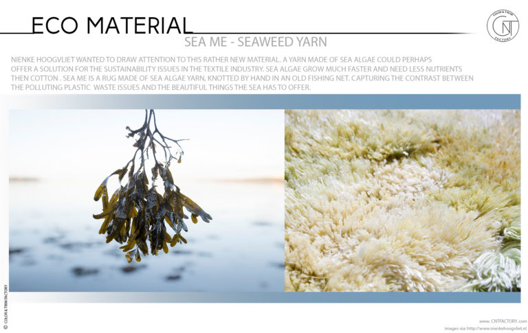 Sea Algae Yarn Sustainable Ocean Materials