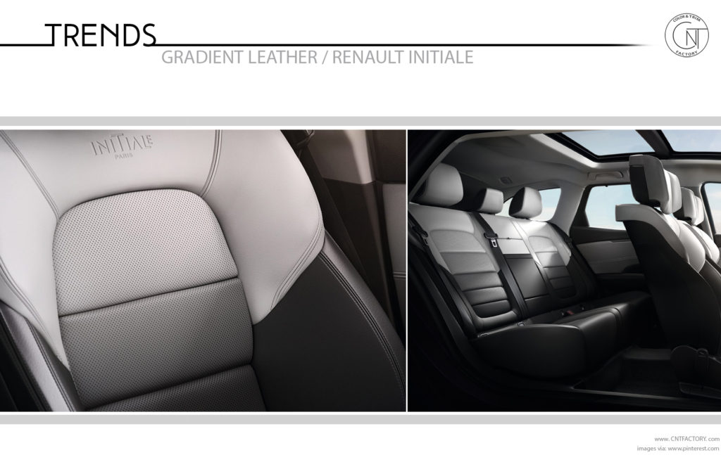 Gradient Textiles Leather Automotive Color Trim Design