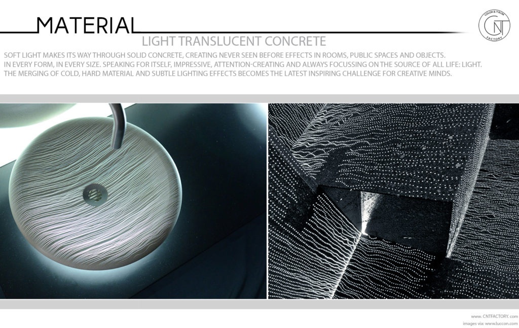 Light Translucent Concrete Auomotive Color Trim Trends