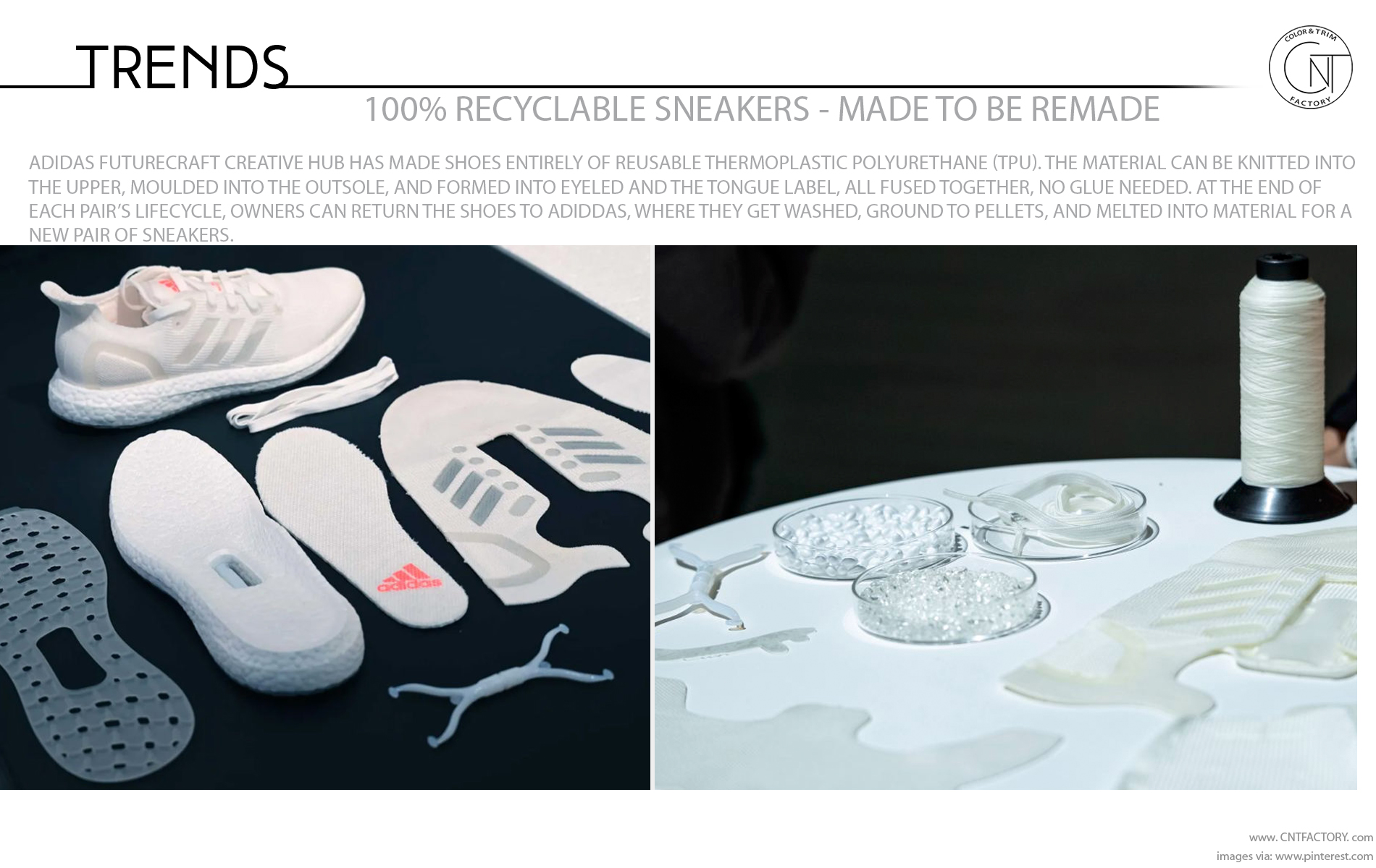 100% Recyclable Sneakers Automotive Color Trim Trends